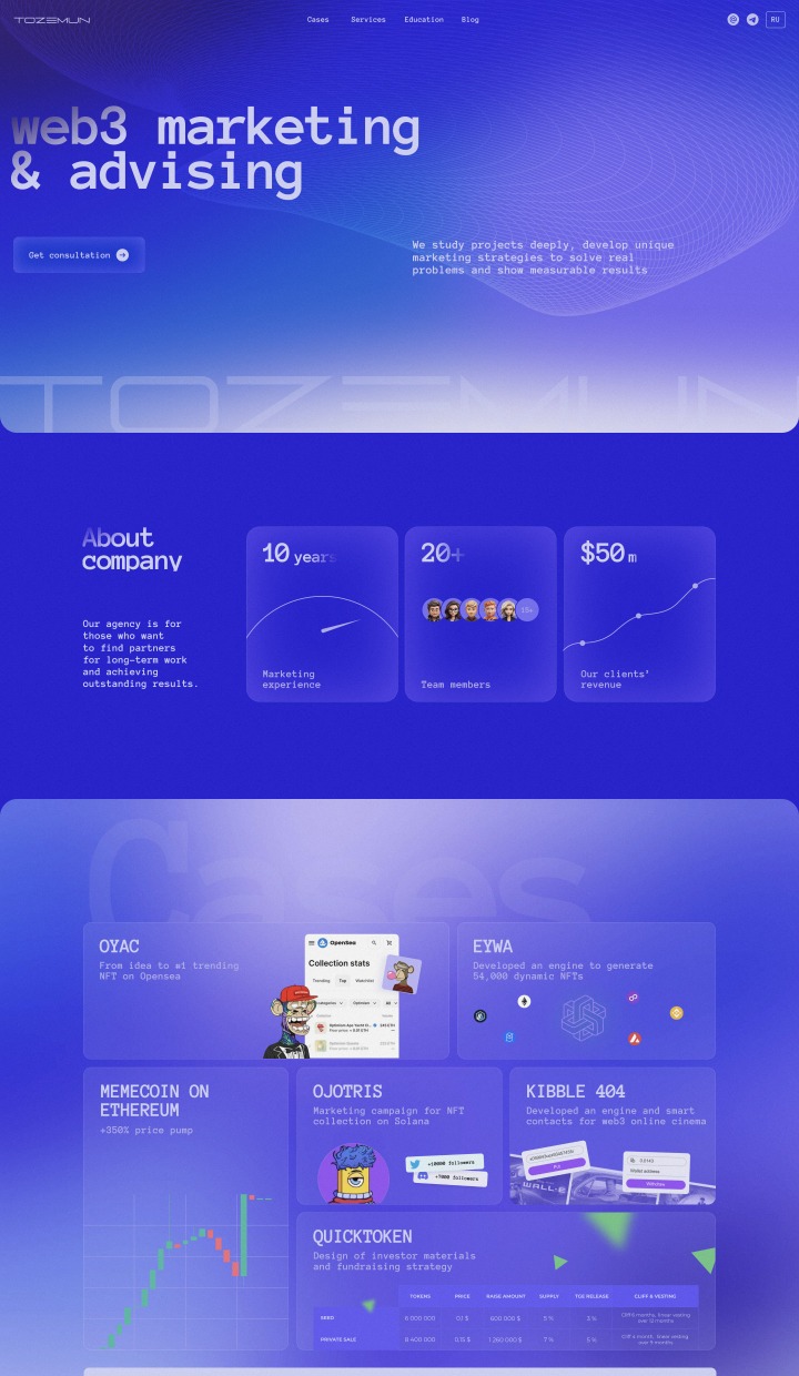 Madeontilda. Inspiring Websites Examples Designed on Tilda