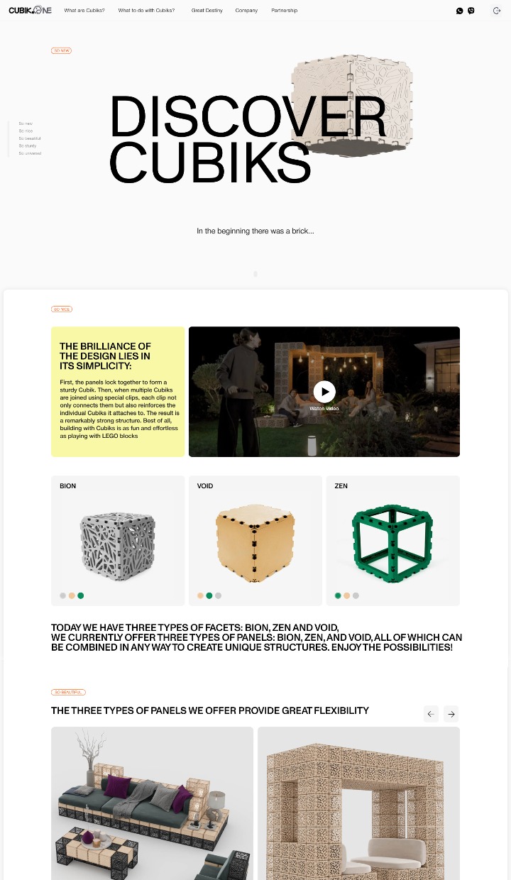 Madeontilda. Inspiring Websites Examples Designed on Tilda